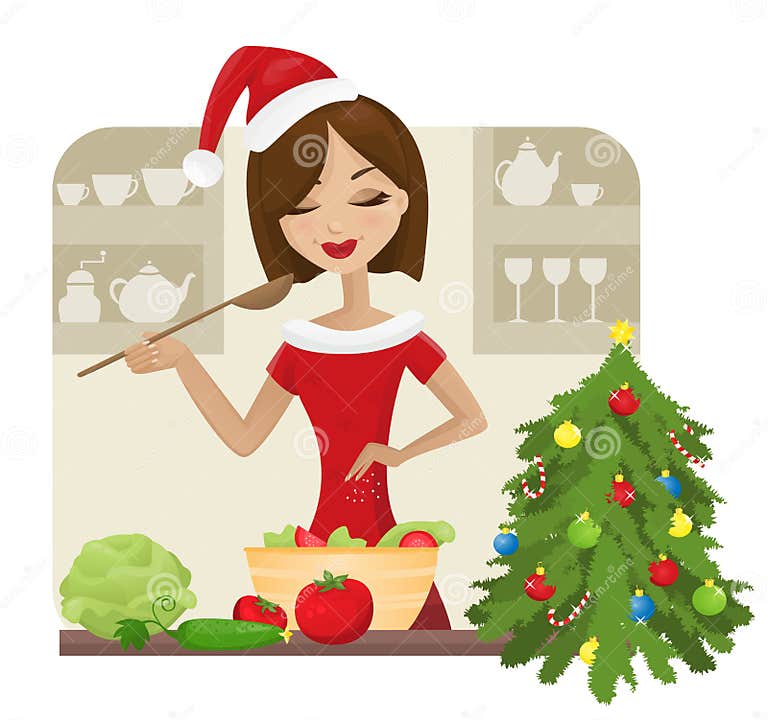 Christmas cooking stock vector. Illustration of holiday - 22135413