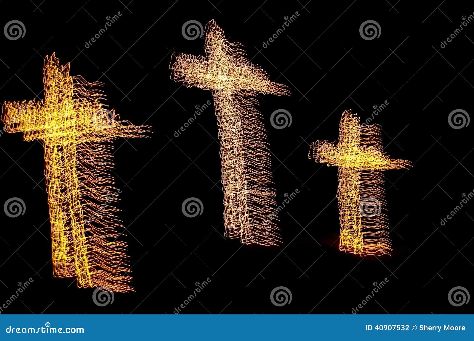 Christmas cross lights stock photo. Image of special - 40907532