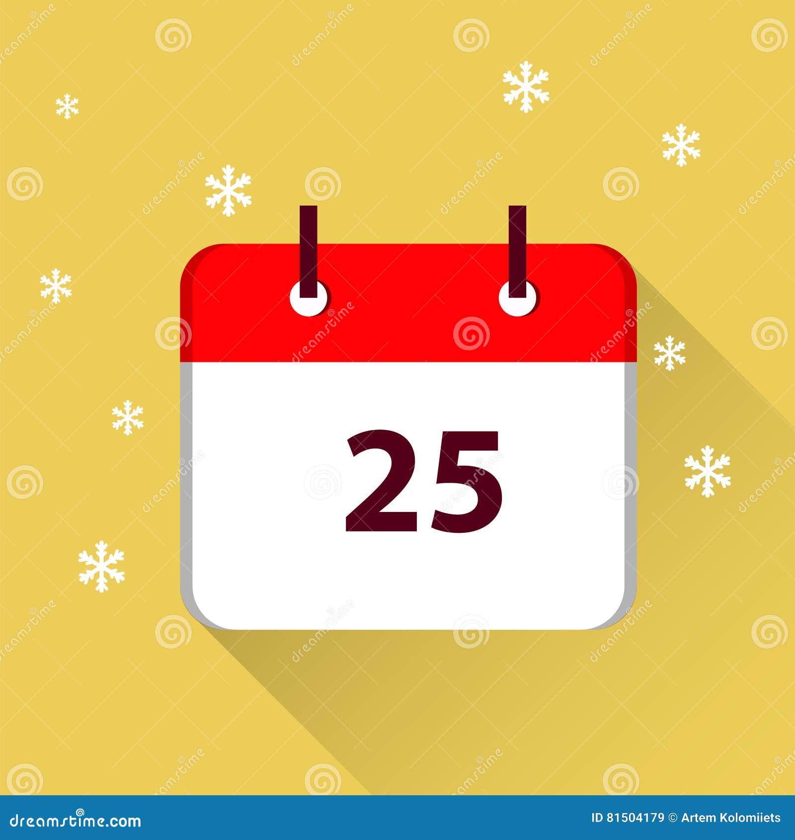 Christmas Day. 25 December stock vector. Illustration of merry - 81504179