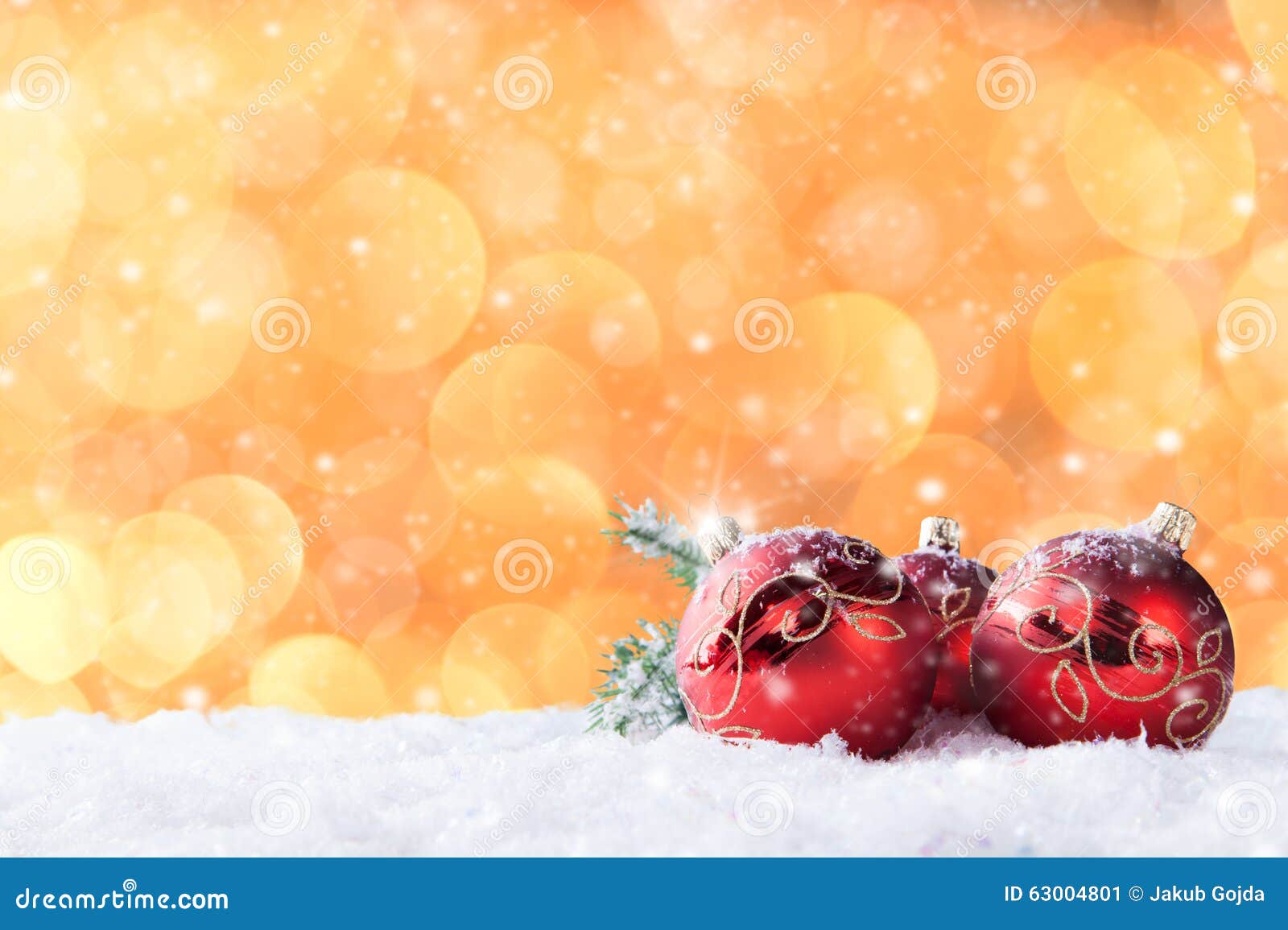 Christmas Decoration on Abstract Background Stock Image - Image of ...