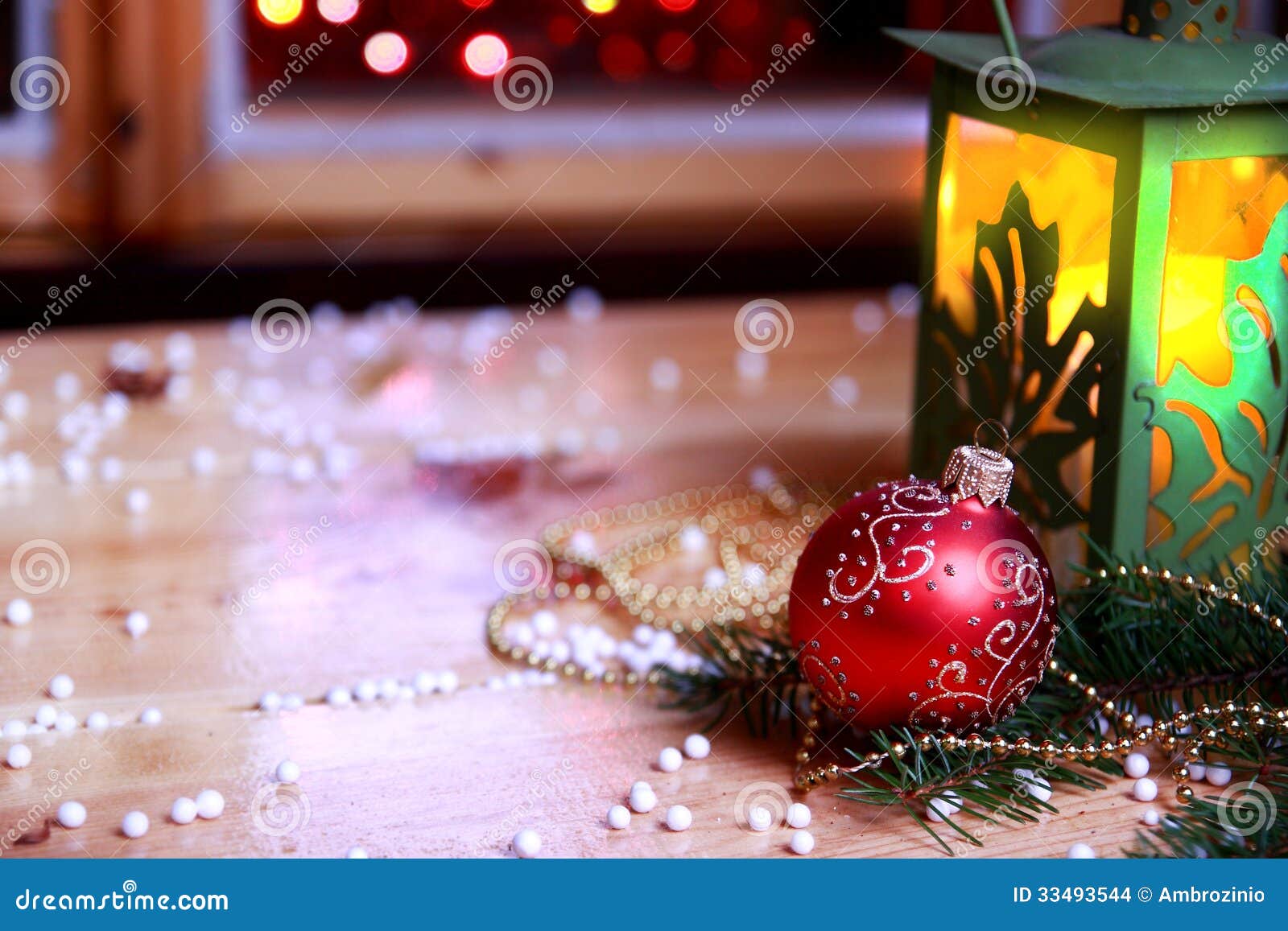 Christmas Decoration Abstract Stock Photo - Image of snow, greetings ...