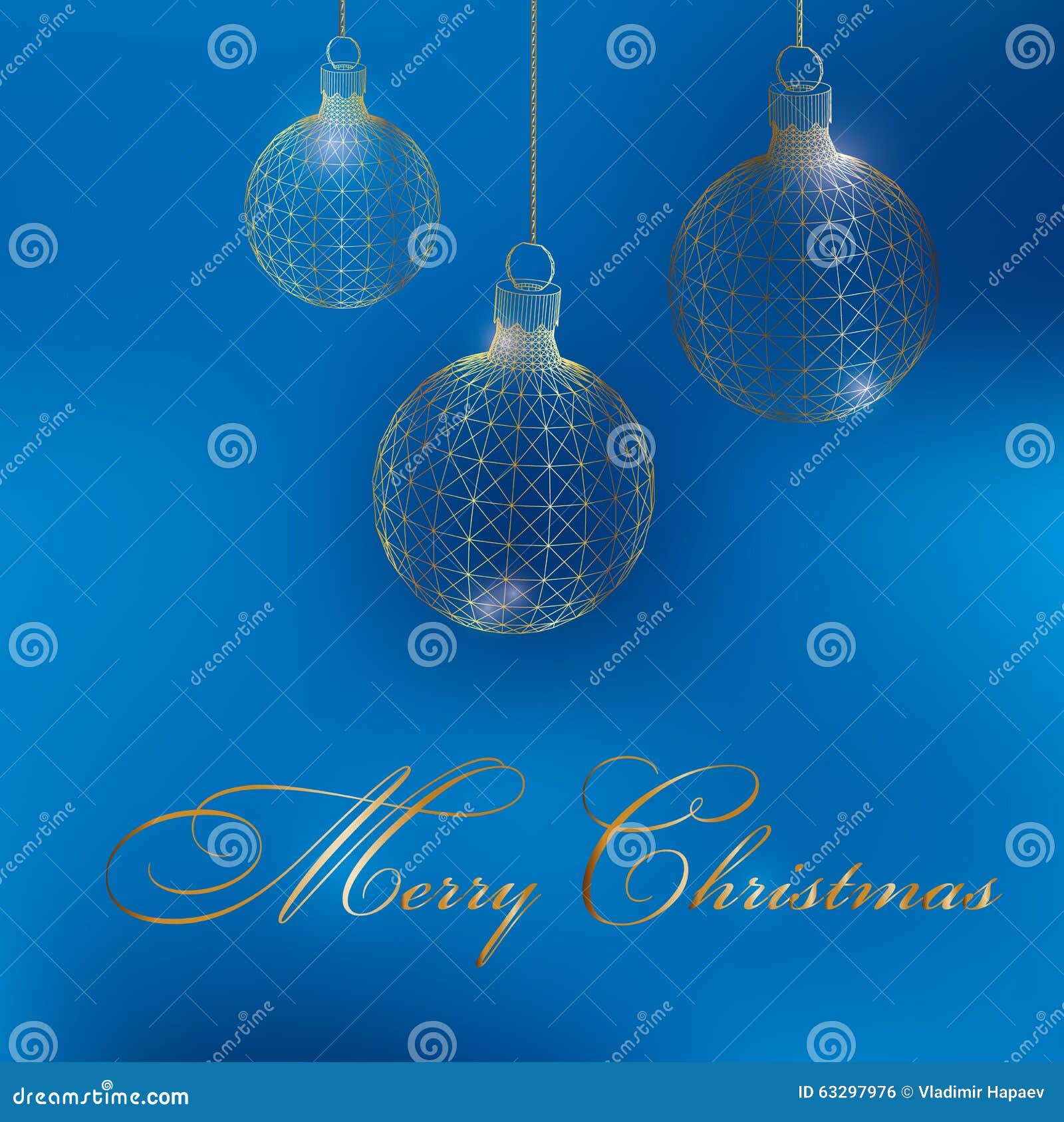 Christmas Decoration Ball. Polygon Triangle. the Structural Grid of ...