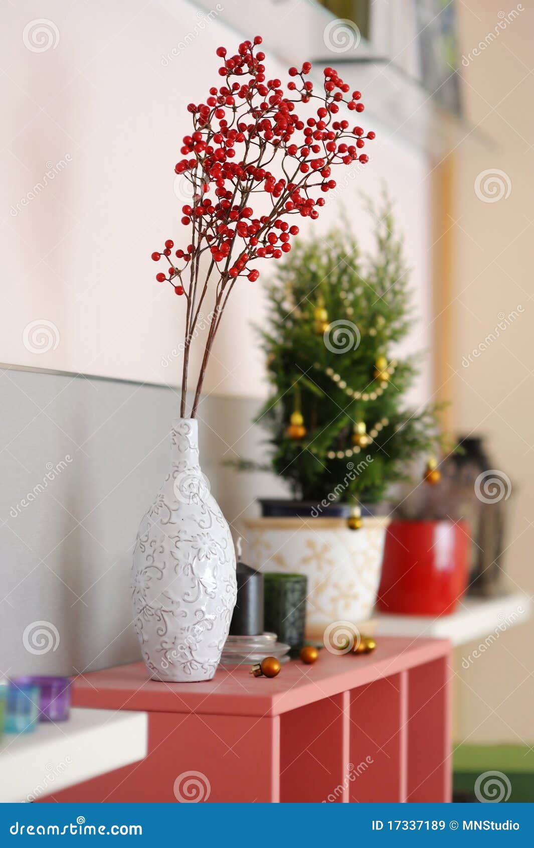 Christmas Decoration Close-up Stock Image - Image of close, elegant ...