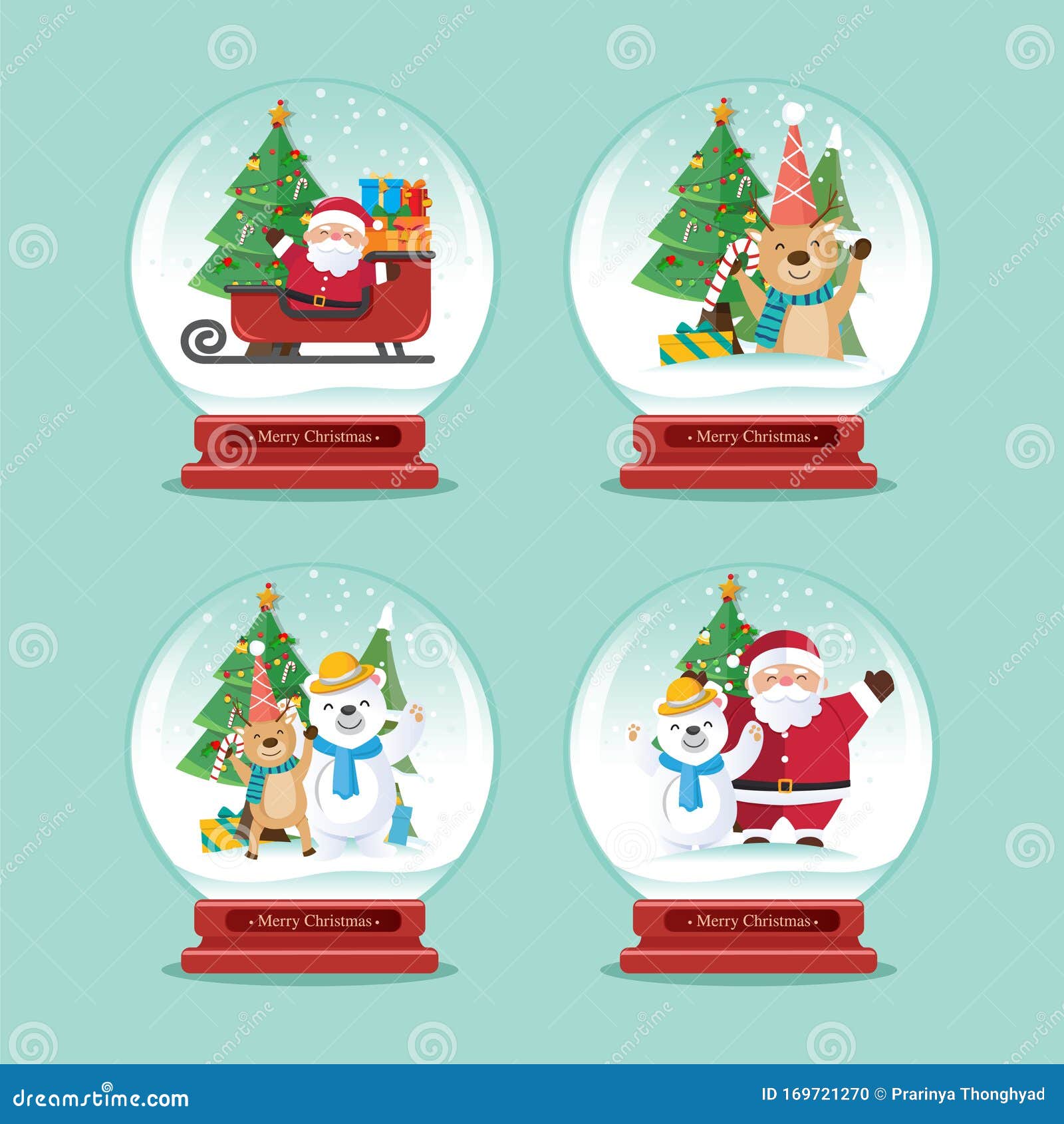 Christmas Decoration, Christmas Globe Vector Stock Vector ...