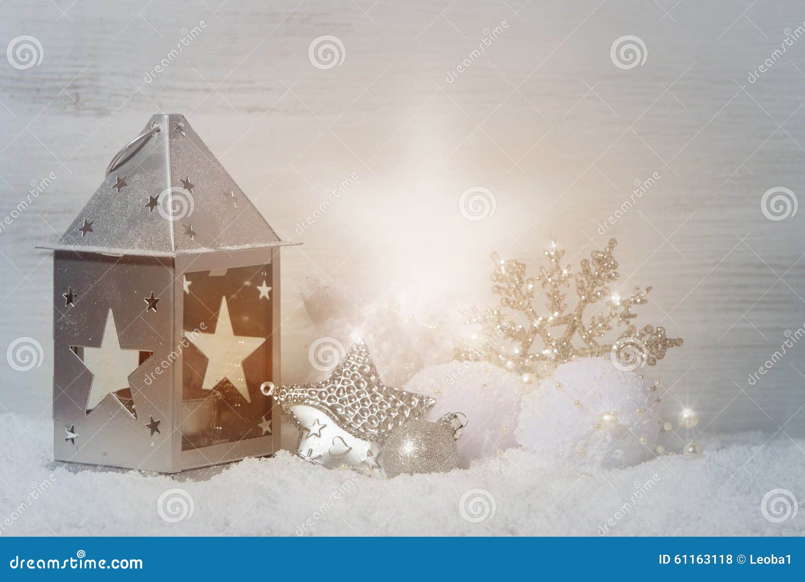 Christmas Decoration with Light Ray Stock Photo - Image of ...