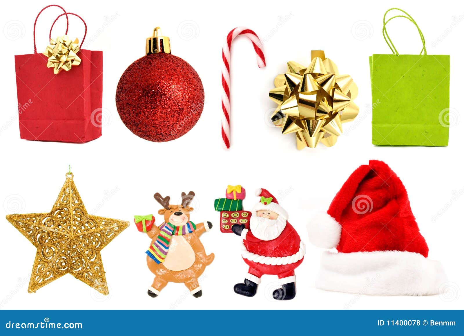 Christmas Decoration Set stock photo. Image of season - 11400078