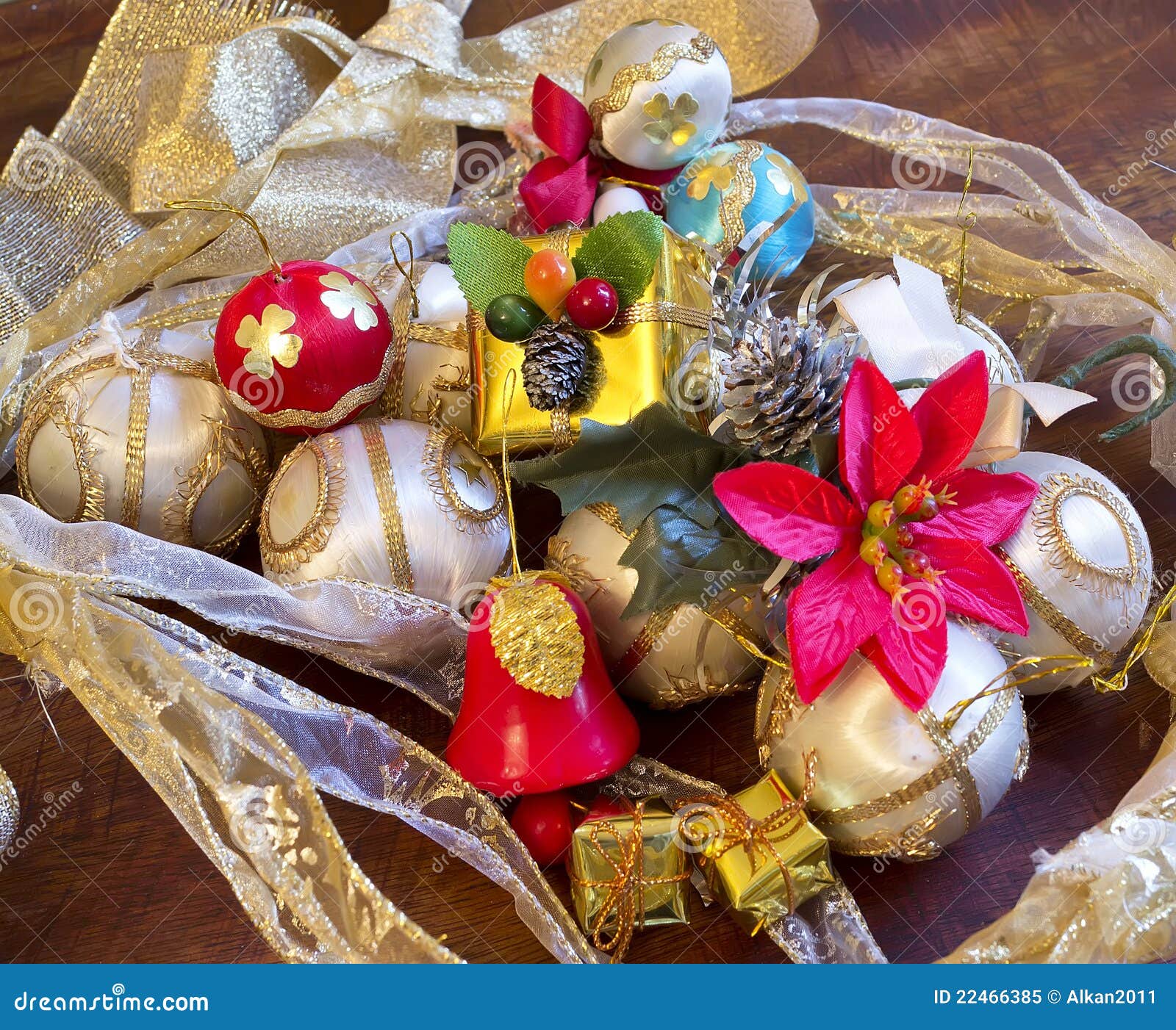 Christmas decorations stock image. Image of green, wood - 22466385