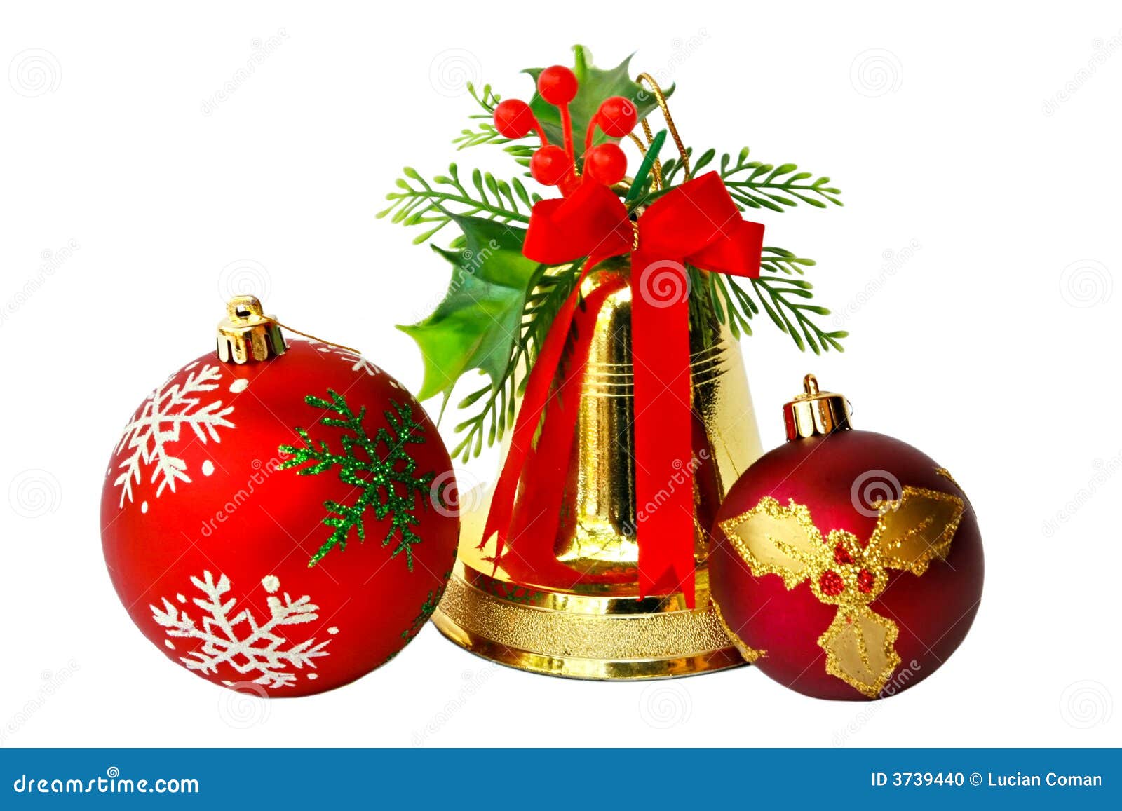 Christmas decorations stock photo. Image of decorative - 3739440