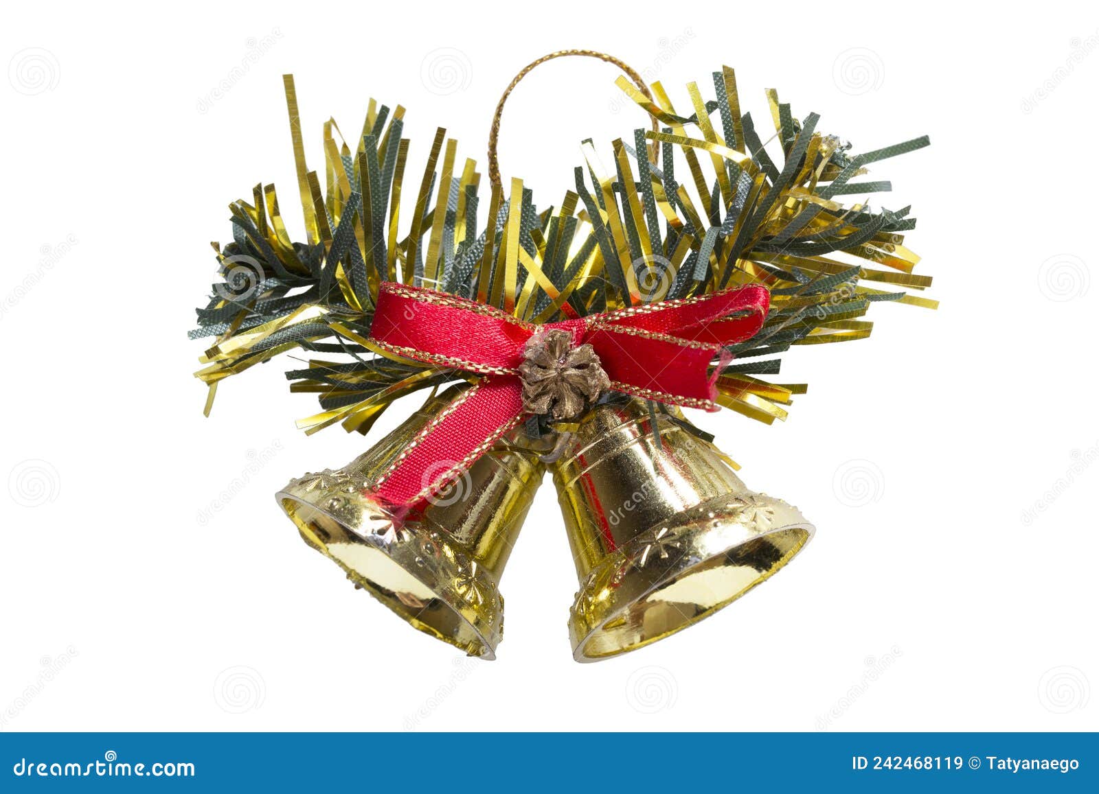 Christmas Decorations Isolated Stock Image - Image of studio ...