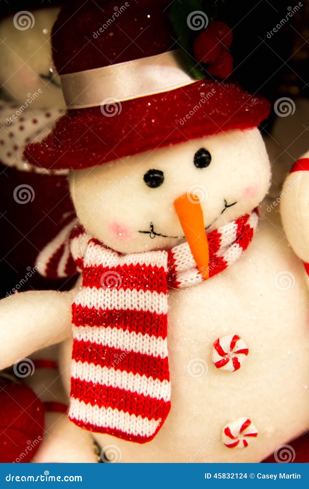 Christmas Decorations, Snowman Dolls Stock Photo - Image of colorful ...