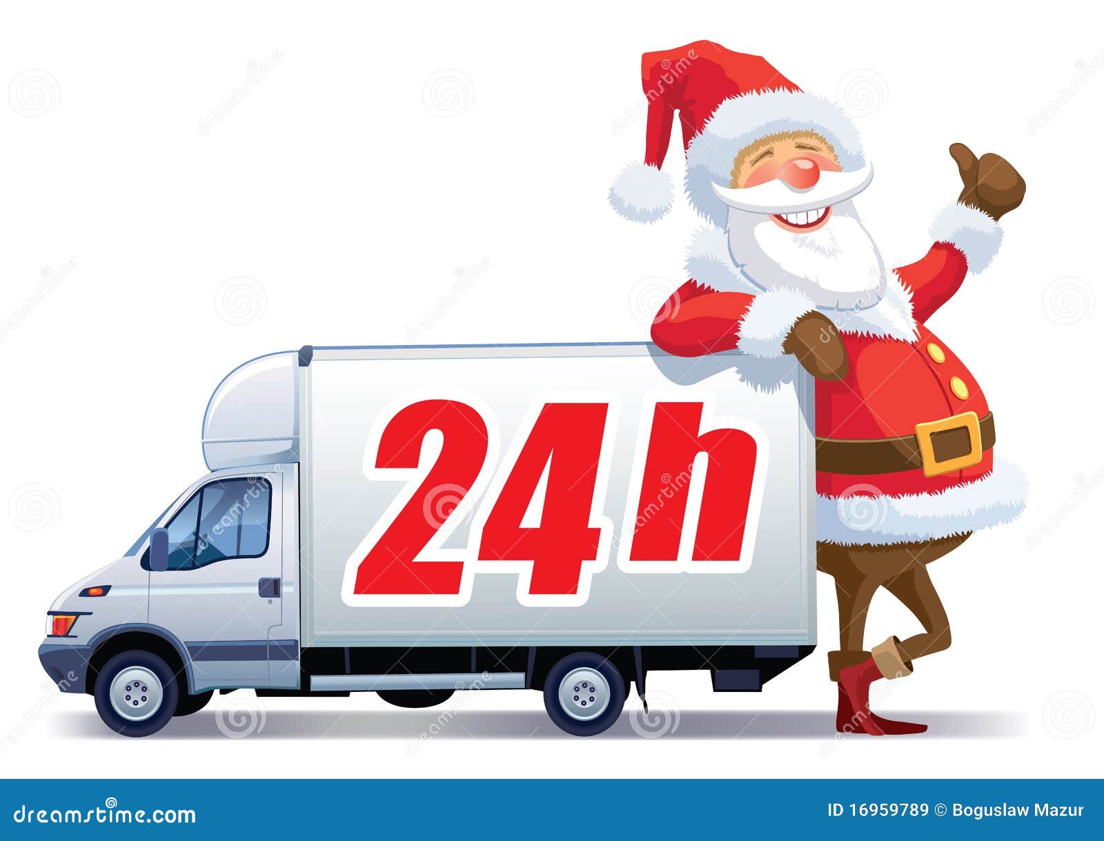 Christmas delivery stock vector. Illustration of business - 16959789