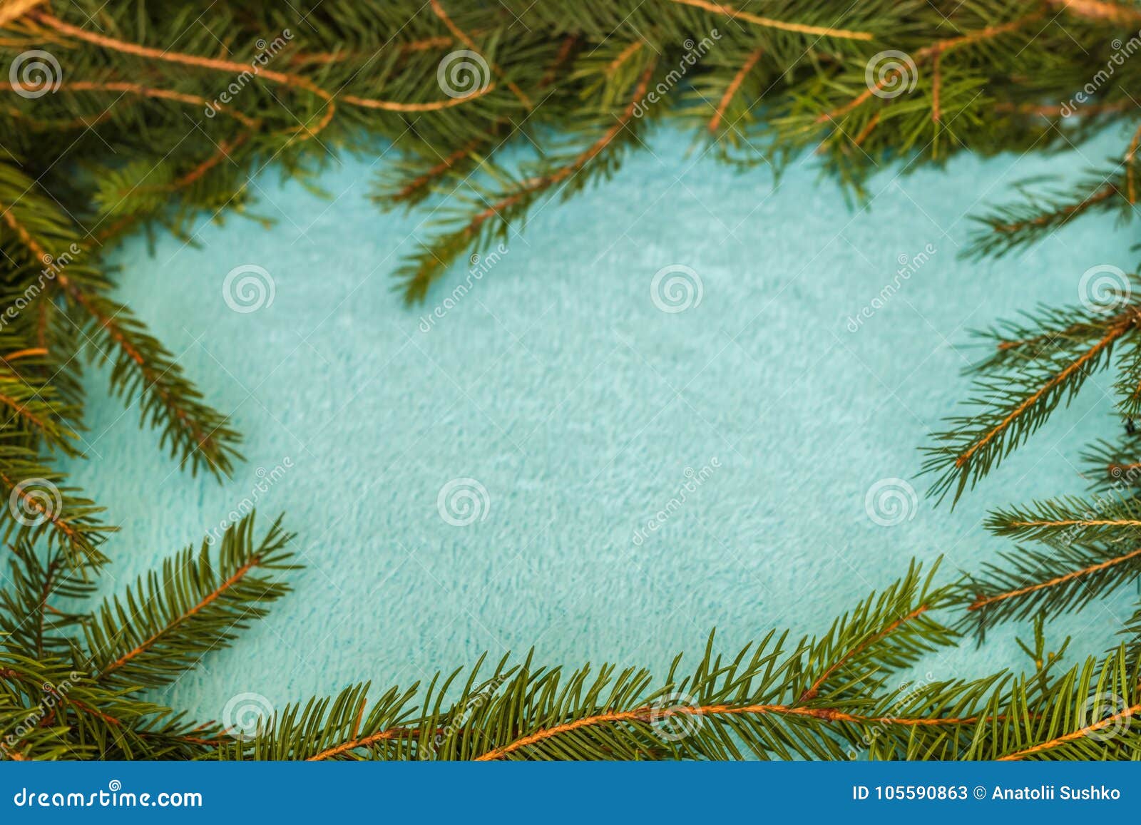 Christmas Design - Merry Christmas. Rectangular Frame Made from Stock ...