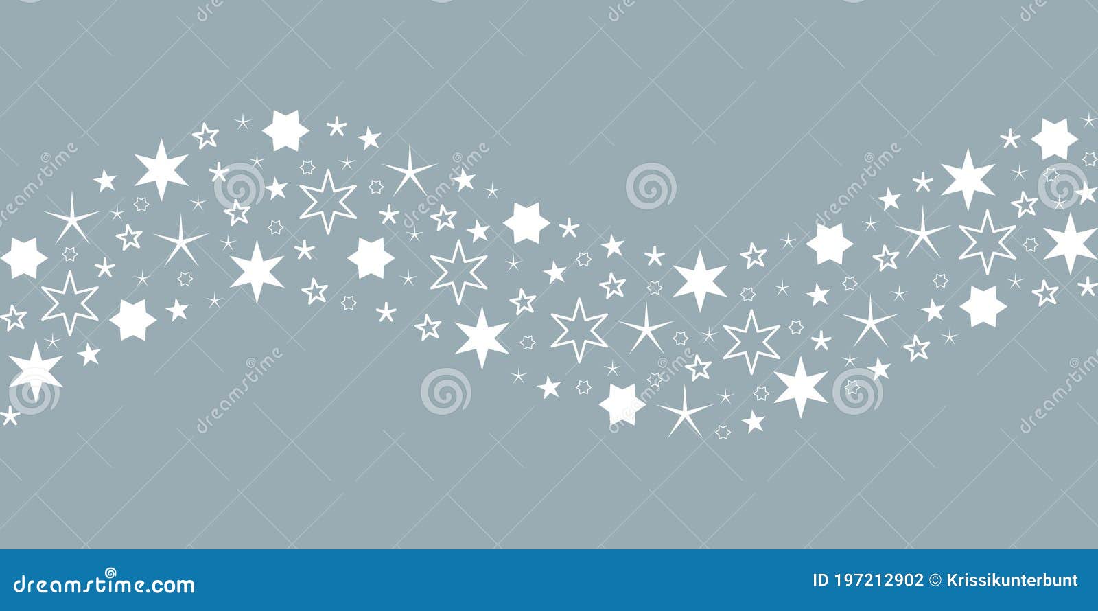 Christmas Design with Star Wave Isolated on White Stock Vector ...