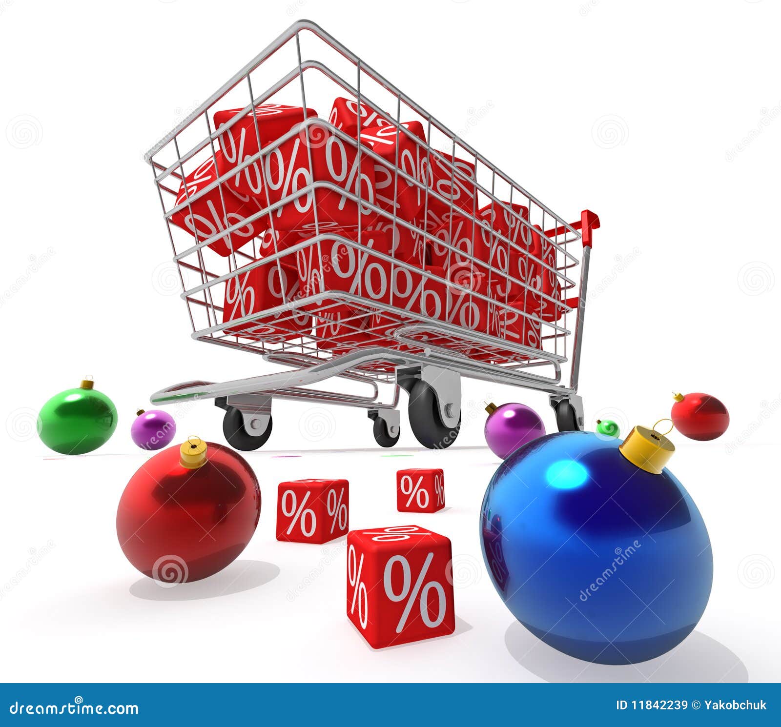 Christmas discount stock illustration. Illustration of seasonal - 11842239