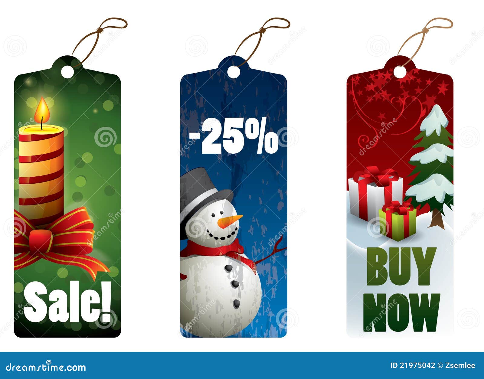 Christmas discount tags stock illustration. Illustration of discount ...