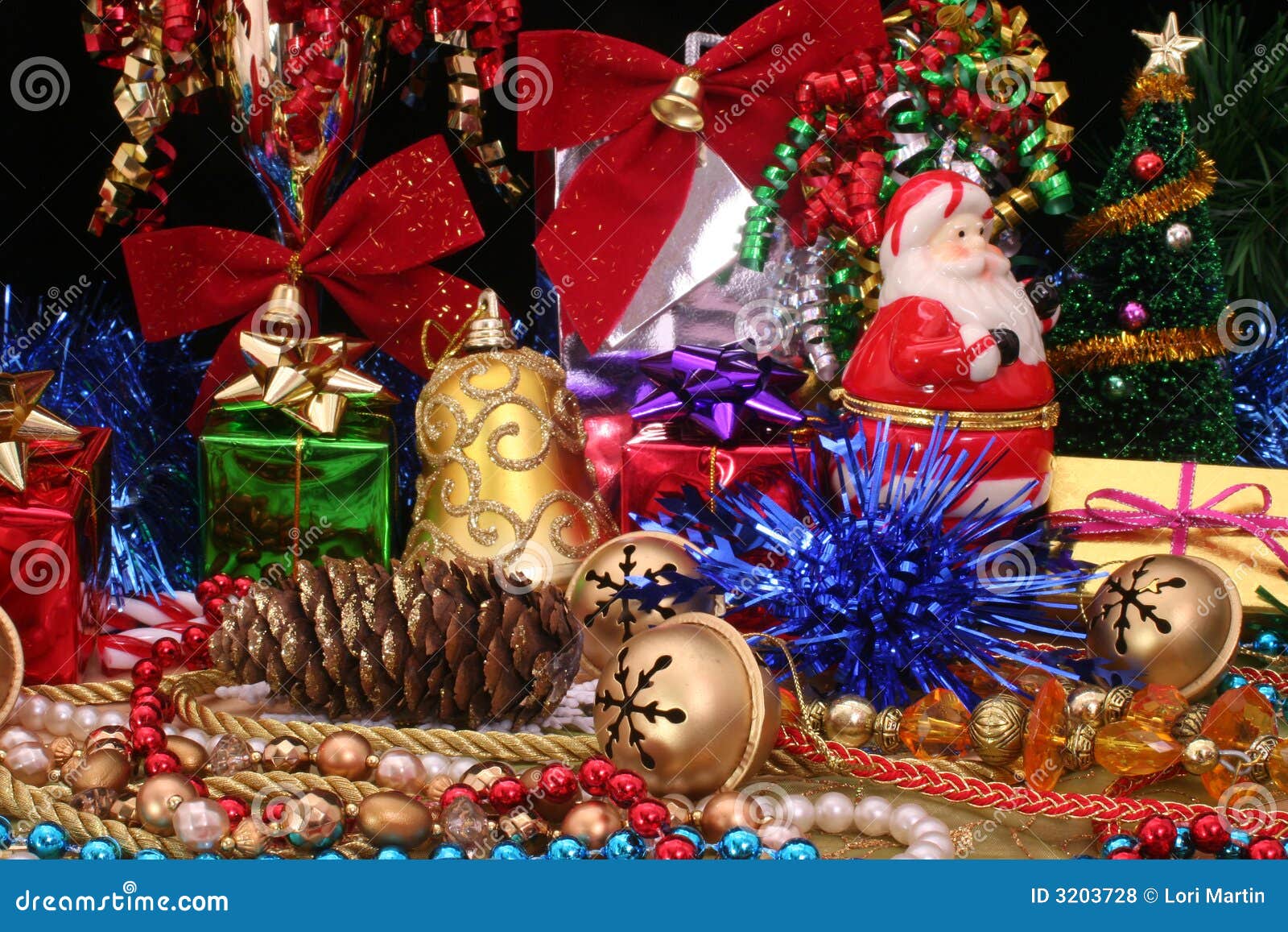 Christmas Display stock photo. Image of beads, ornaments - 3203728