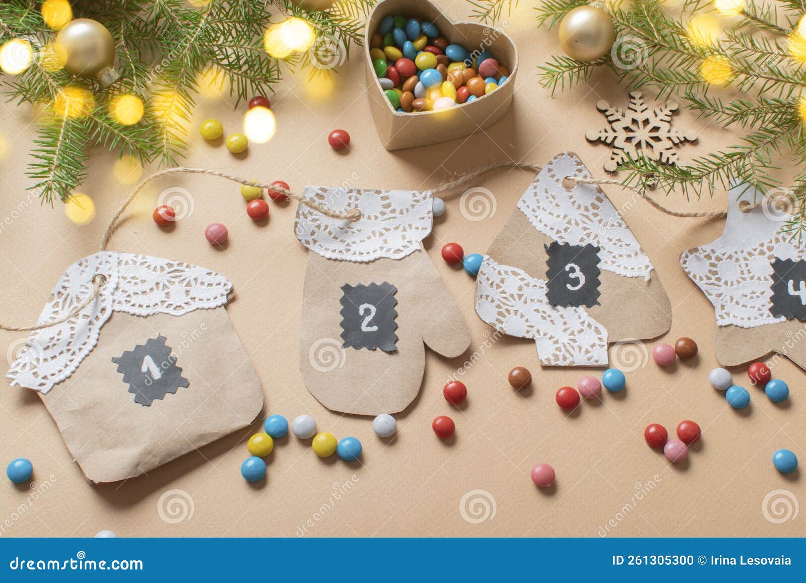 Christmas DIY with Your Own Hands. a Ready-made Advent Calendar Made of ... Christmas DIY with Your Own Hands. a Ready-made Advent Calendar Made of ...