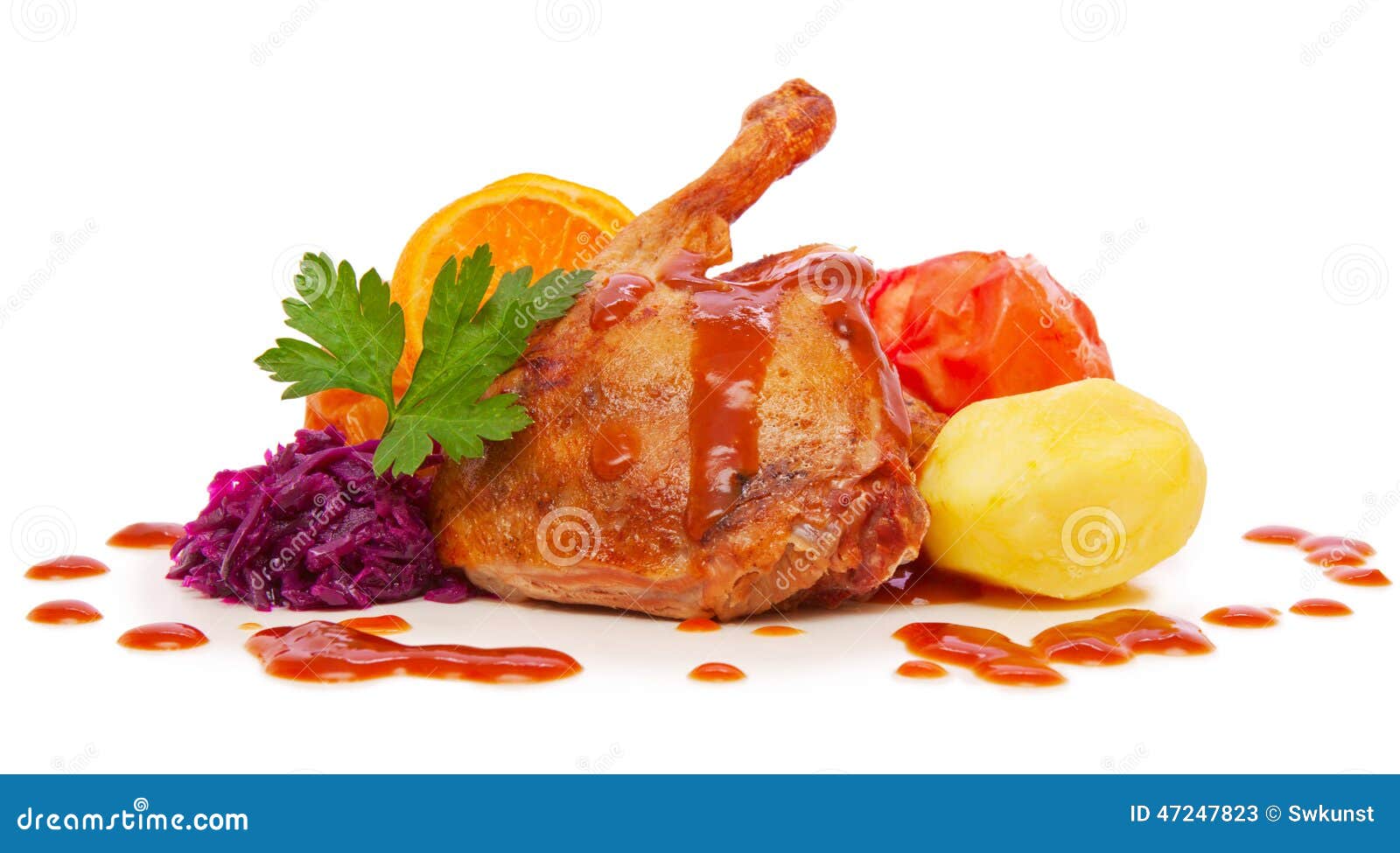 Christmas Eat, Roast Goose . Stock Image - Image of tradition, cuisine ...