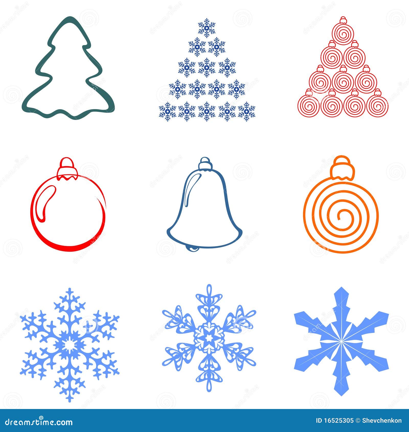 Christmas element stock vector. Illustration of christmas - 16525305