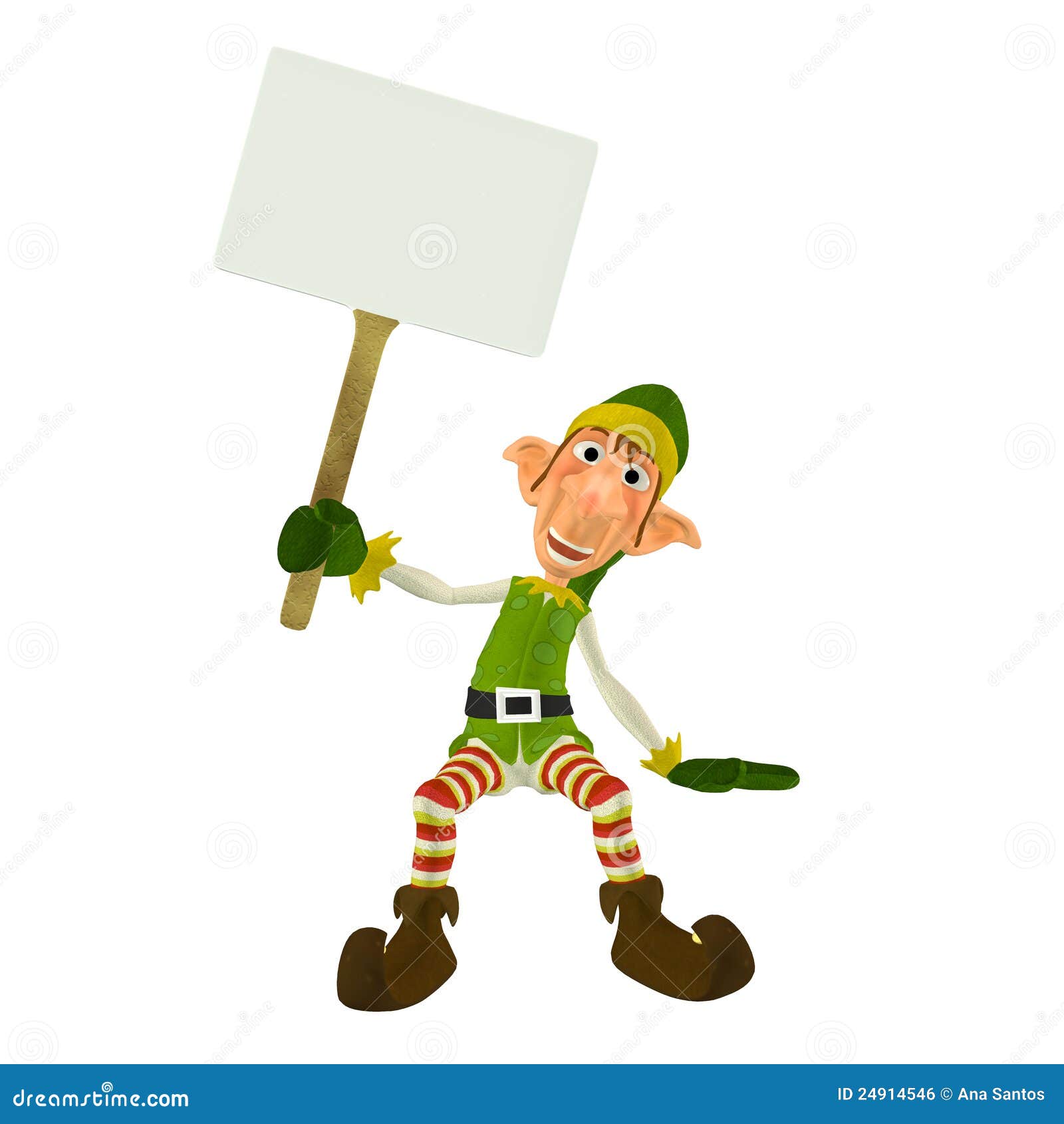 Christmas Elf Holding Sign Stock Illustrations – 320 Christmas Elf ...