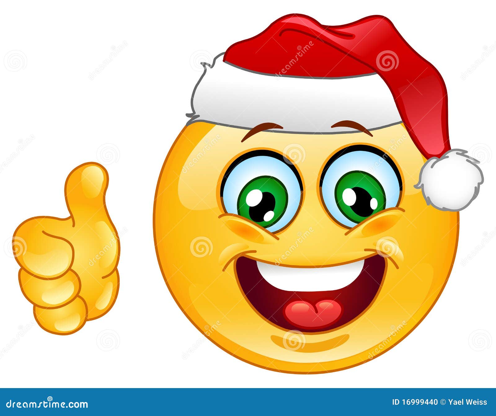 Christmas Elf Emoticon Vector Illustration | CartoonDealer.com #59116334