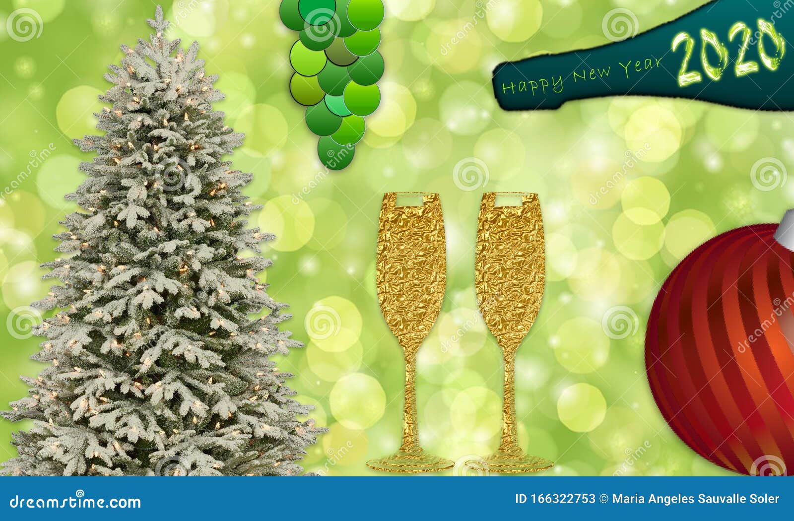 2020 in Christmas Environment. Stock Image - Image of classic ...