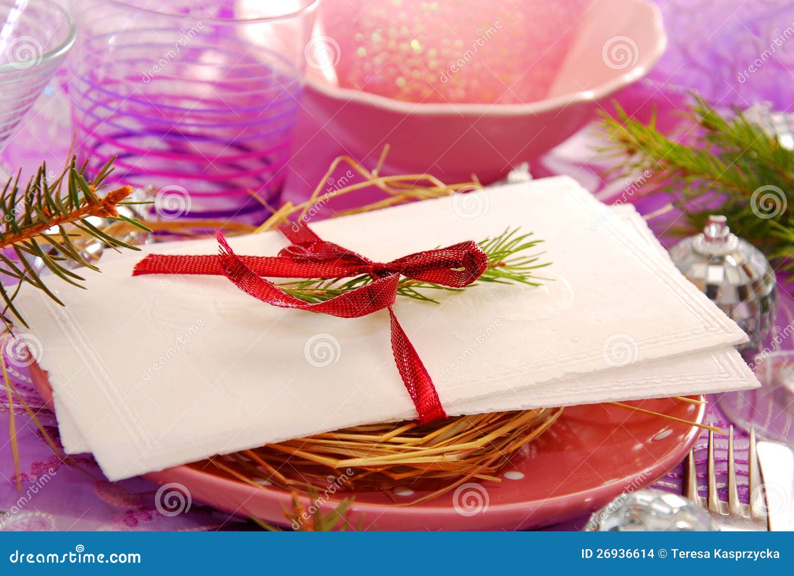 Christmas Eve Wafer on the Plate with Hay Stock Photo - Image of poland ...