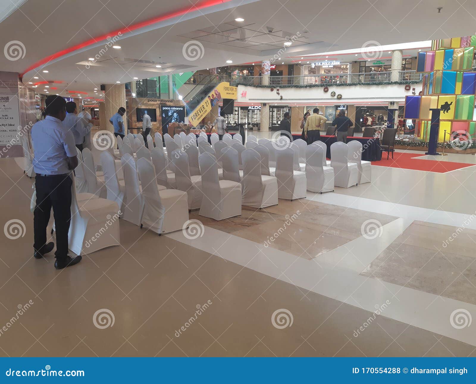 Christmas Event before Start at Mall Chennai Editorial Stock Photo ...