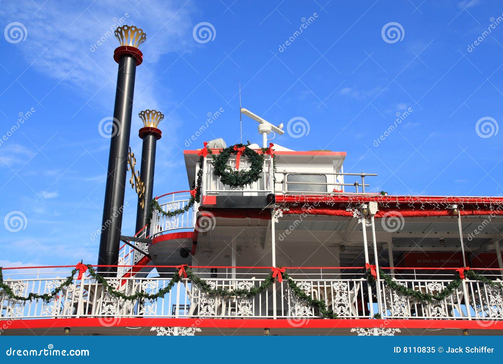 Christmas Ferry stock image. Image of ferry, stacks, bridge - 8110835