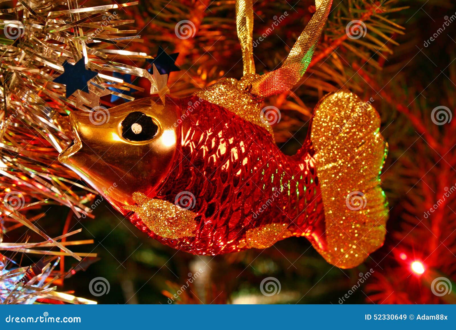 Christmas fish carp stock image. Image of jolly, green - 52330649