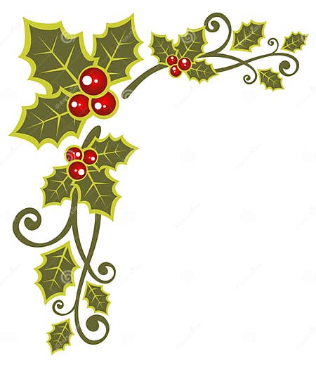 Christmas floral pattern stock vector. Illustration of isolated - 10996815
