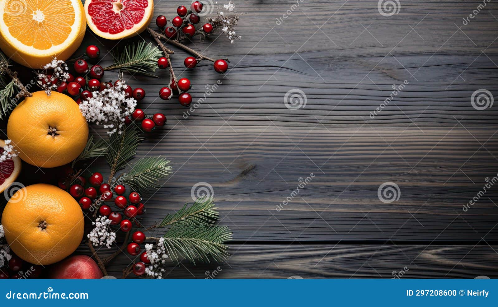 Christmas food border stock photo. Image of vegetable - 297208600
