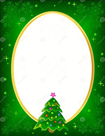 Christmas frame stock vector. Illustration of invitation - 21099602