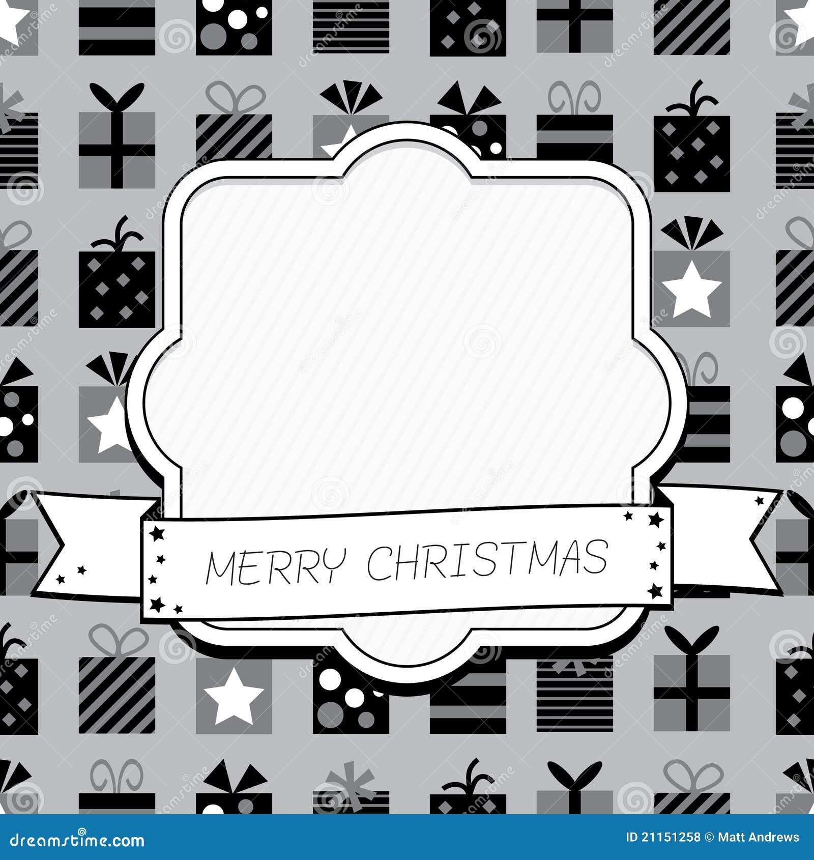 Christmas frame stock vector. Illustration of pattern - 21151258