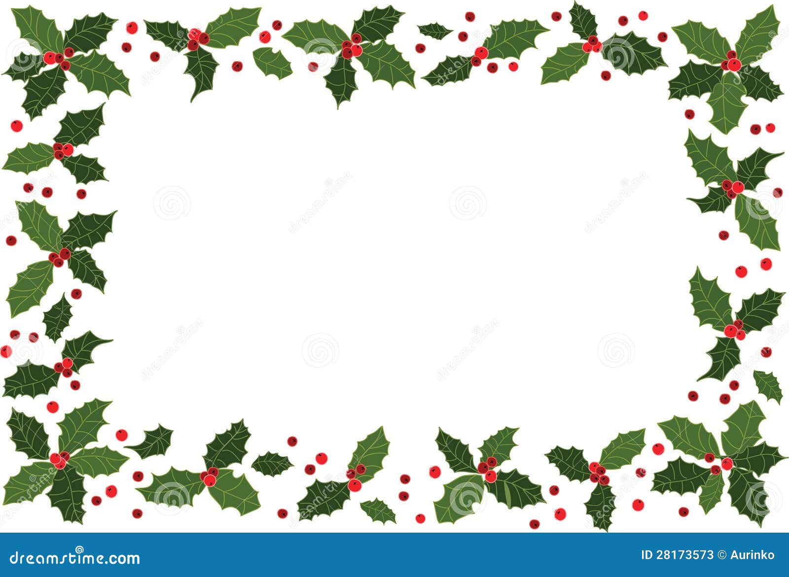 Christmas frame stock vector. Illustration of drawing - 28173573