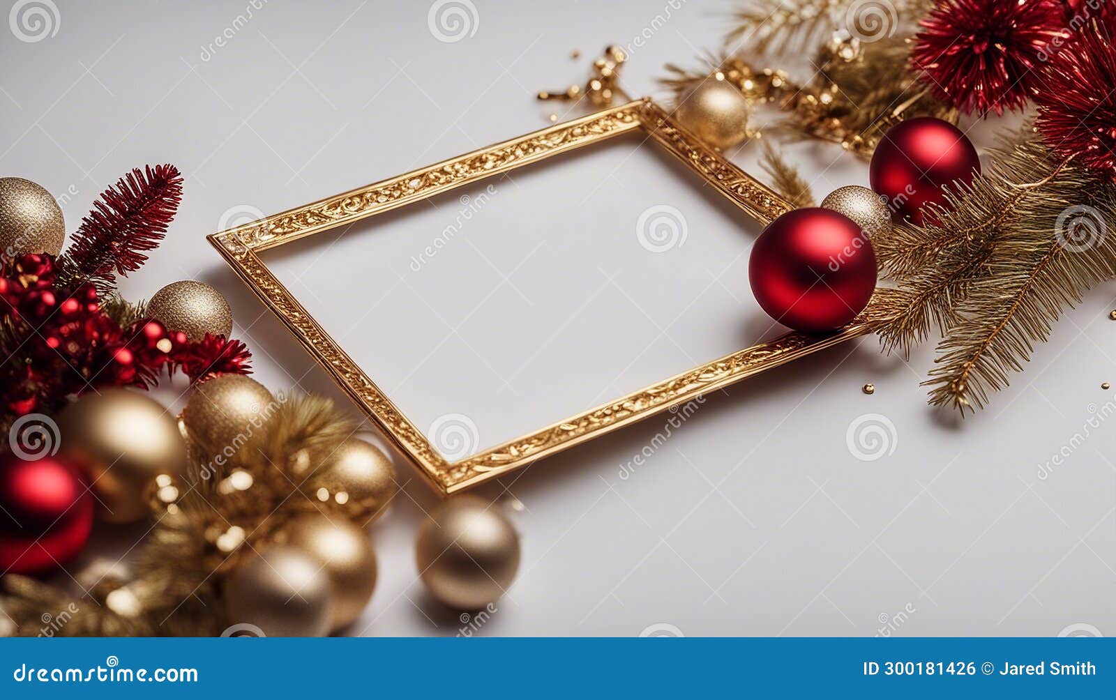 Christmas Frame with Balls a Classy Christmas with a Spruce Frame and ...