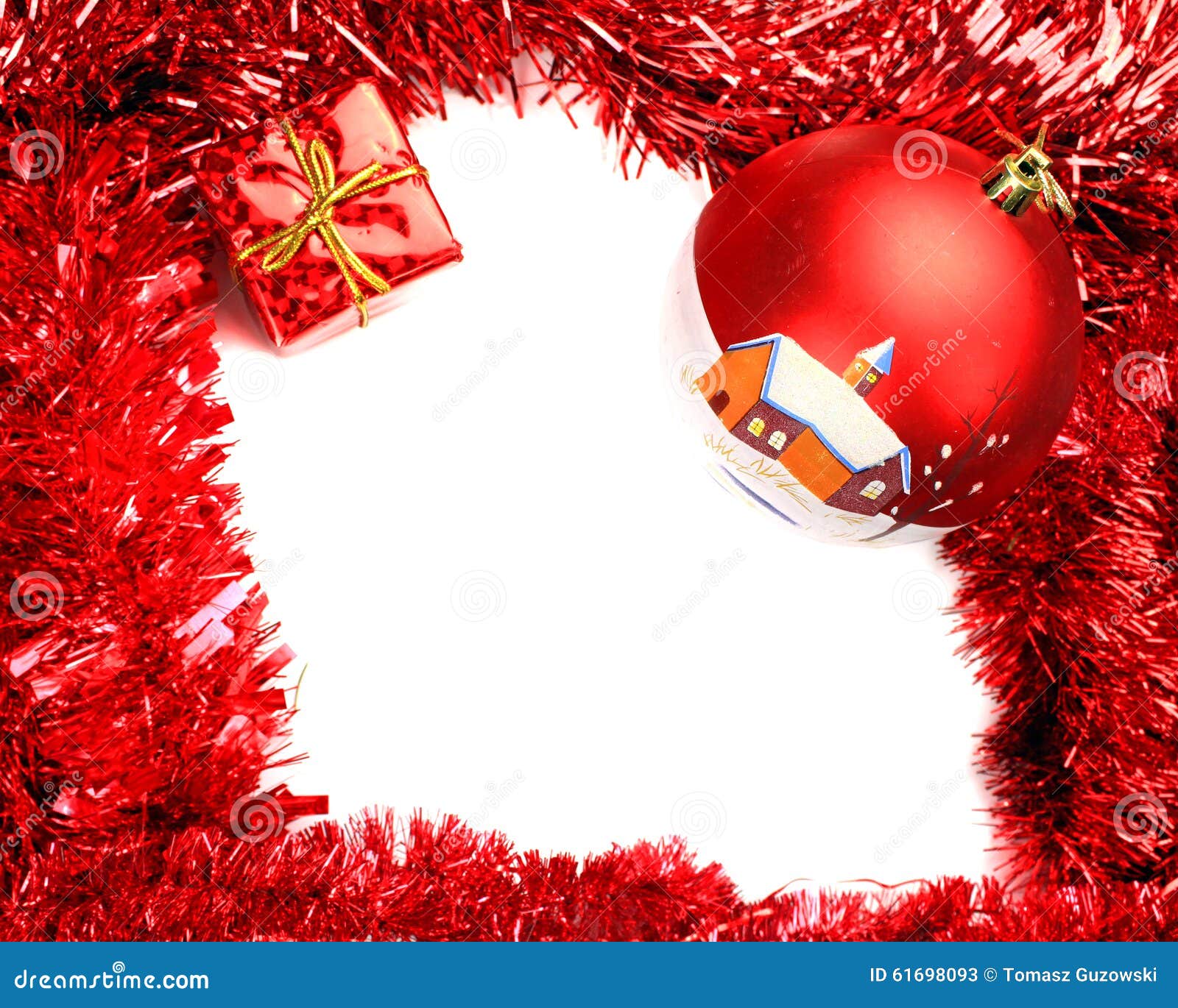 Christmas frame card stock image. Image of ornament, frame - 61698093