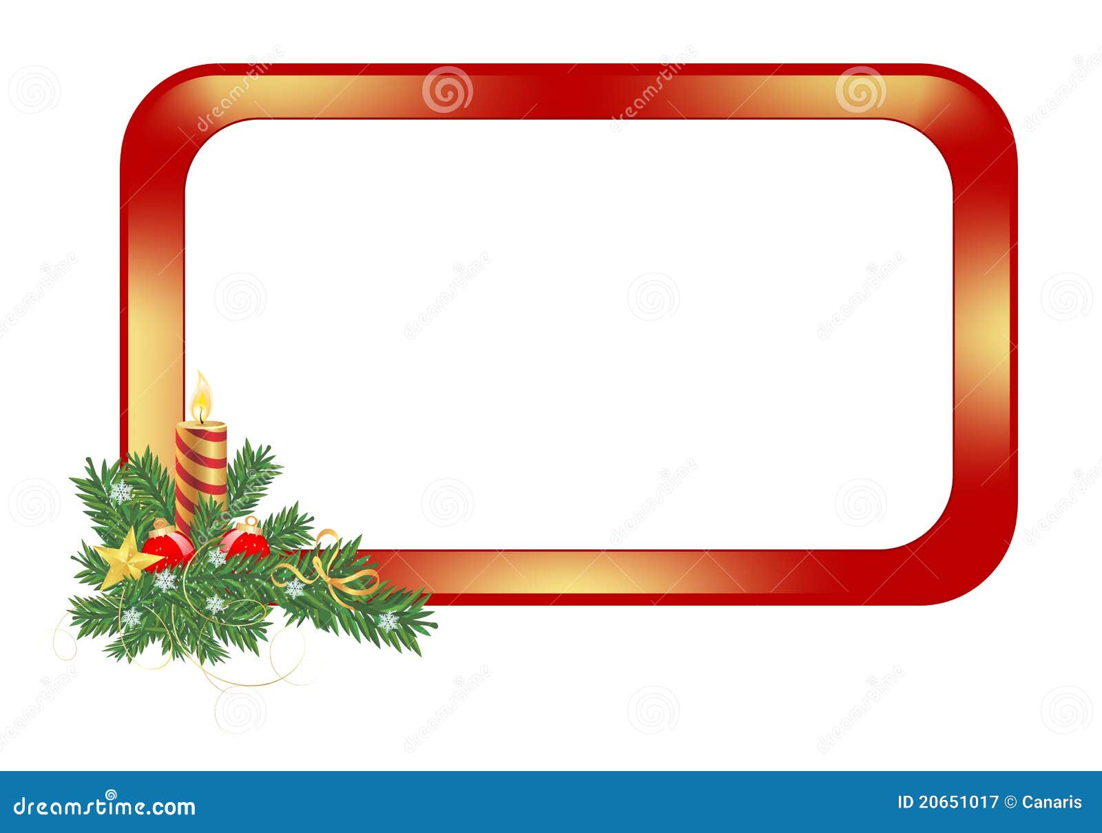 Christmas Frame, Cdr Vector Stock Vector - Illustration of snow, frame ...