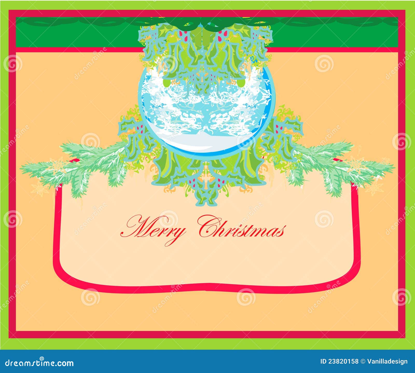 Christmas Framework Stock Image | CartoonDealer.com #300625