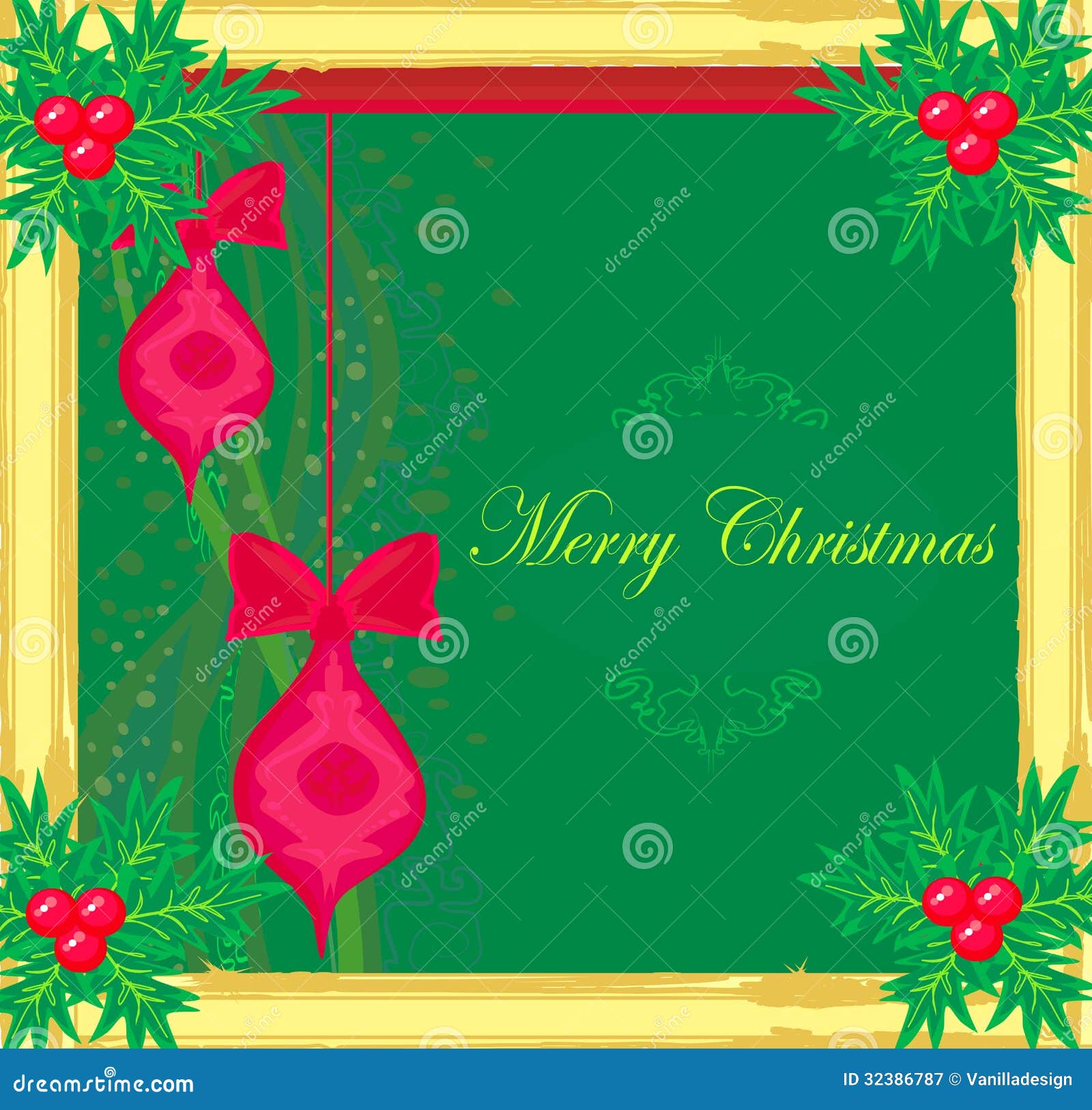 Christmas Framework Stock Image | CartoonDealer.com #300625