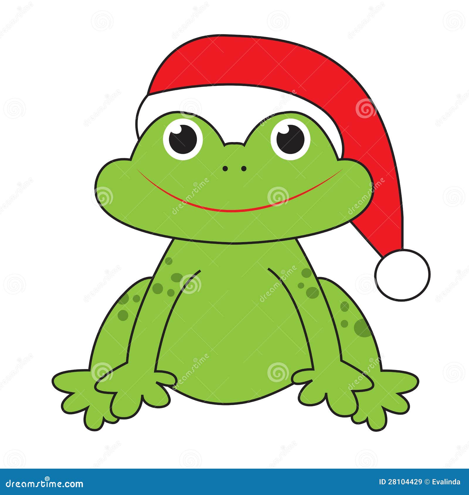 Christmas frog stock illustration. Illustration of festive - 28104429