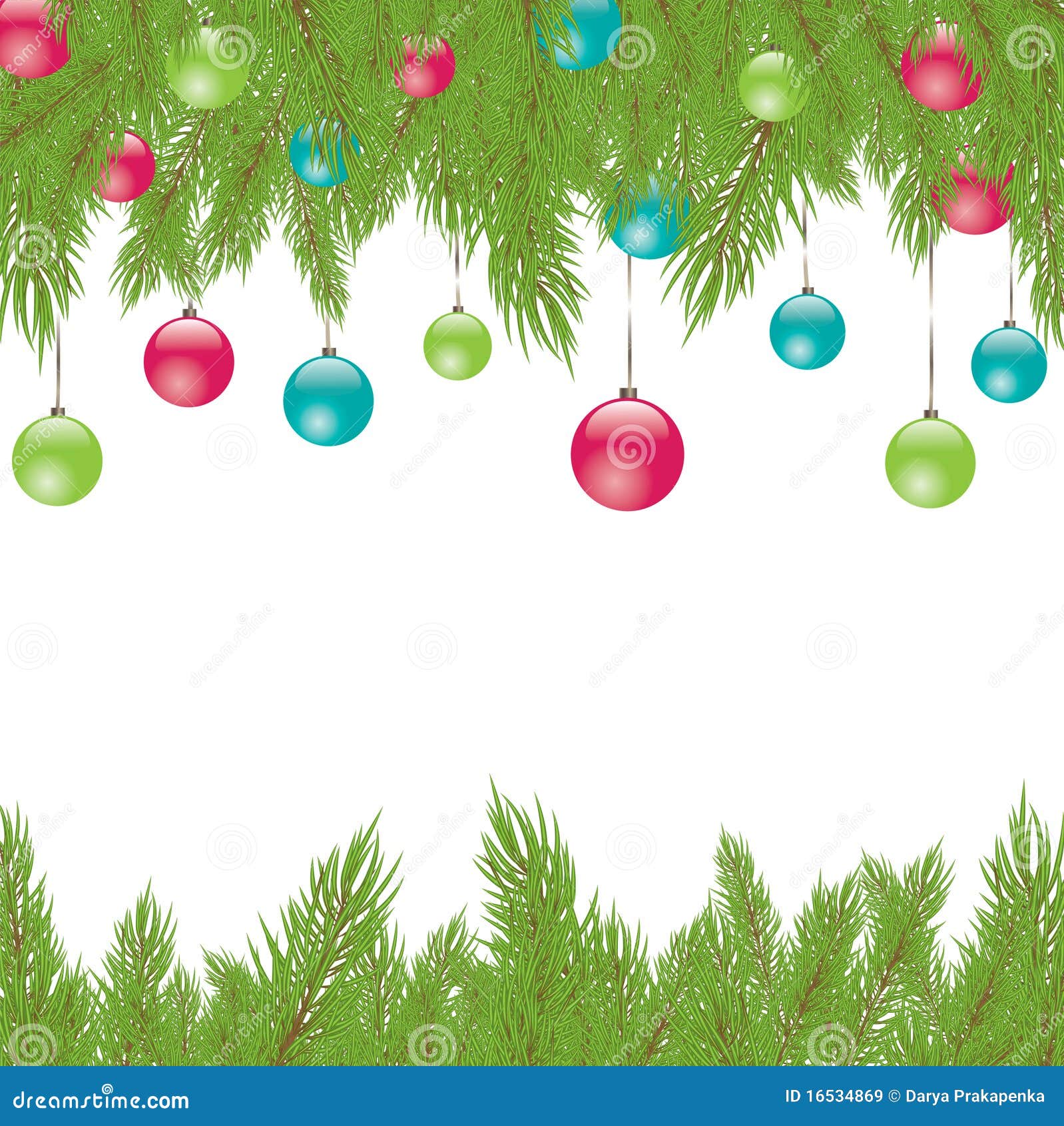 Christmas Fur-tree. Vector Illustration Stock Vector - Illustration of ...