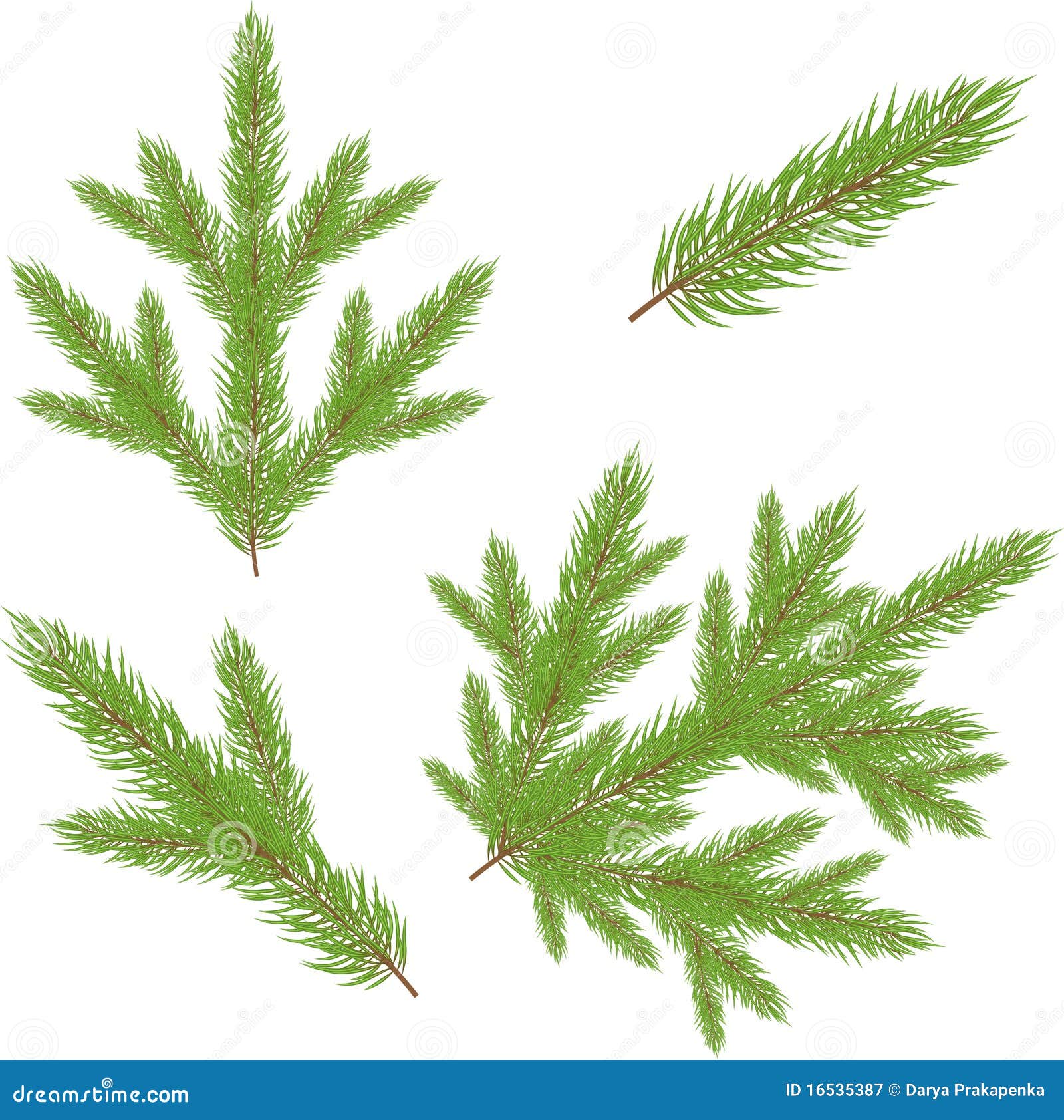 Christmas Fur-tree. Vector Illustration Stock Vector - Illustration of ...