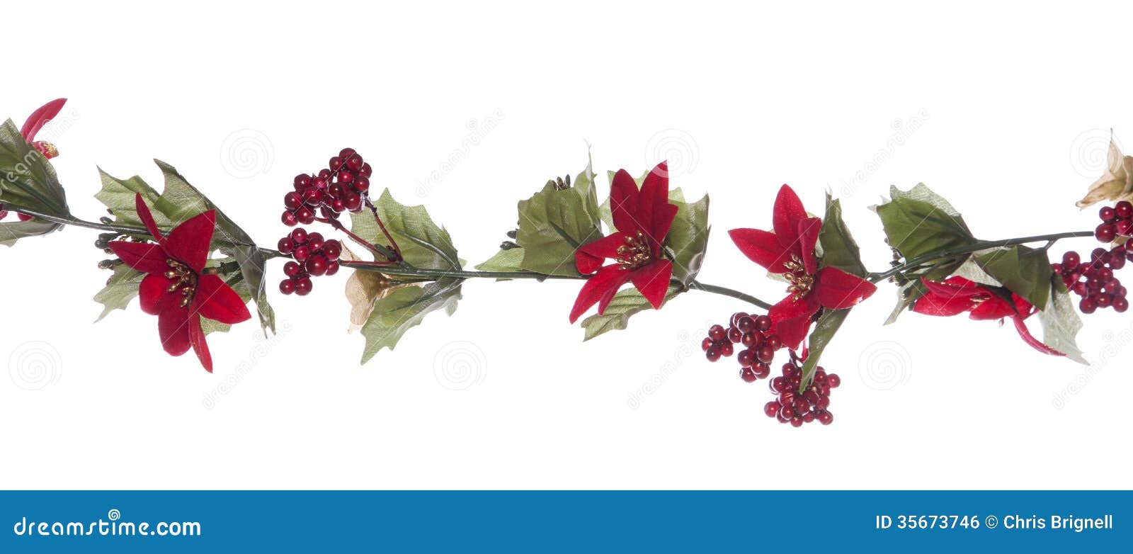 Christmas garland border stock photo. Image of christmas - 35673746