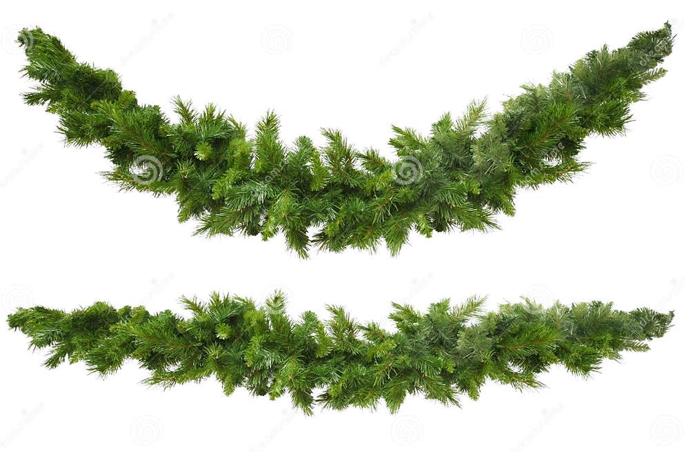 Christmas Garlands stock image. Image of garland, white - 9755585