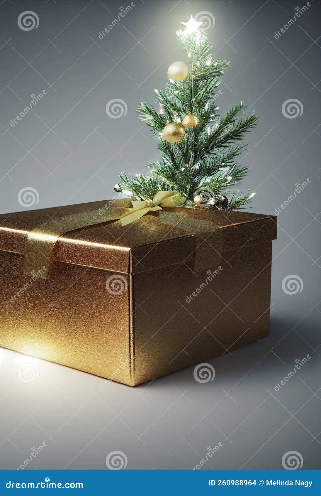 Christmas Gift Boxes in Magic Light Stock Photo - Image of surprise ...