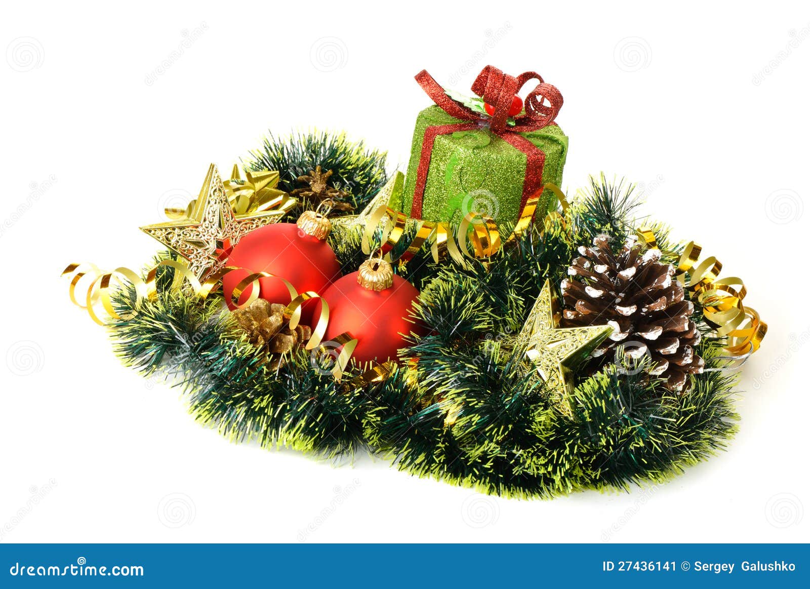 Christmas Gift and Decorative Objects. Stock Image - Image of present ...