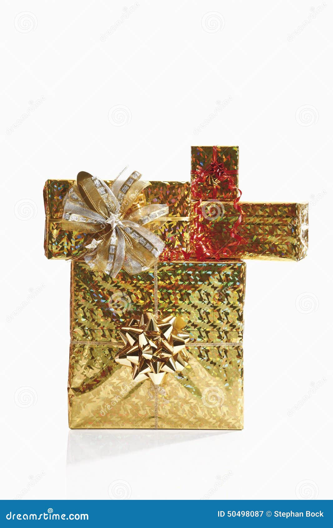 Christmas gift parcels stock image. Image of decorated - 50498087
