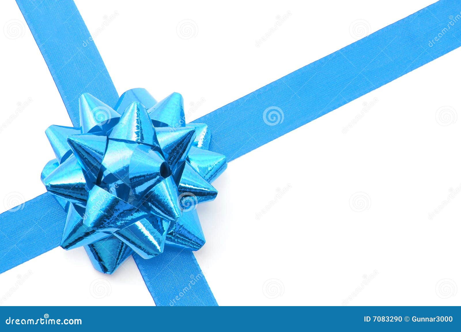 Christmas Gift with ribbon stock photo. Image of festive - 7083290