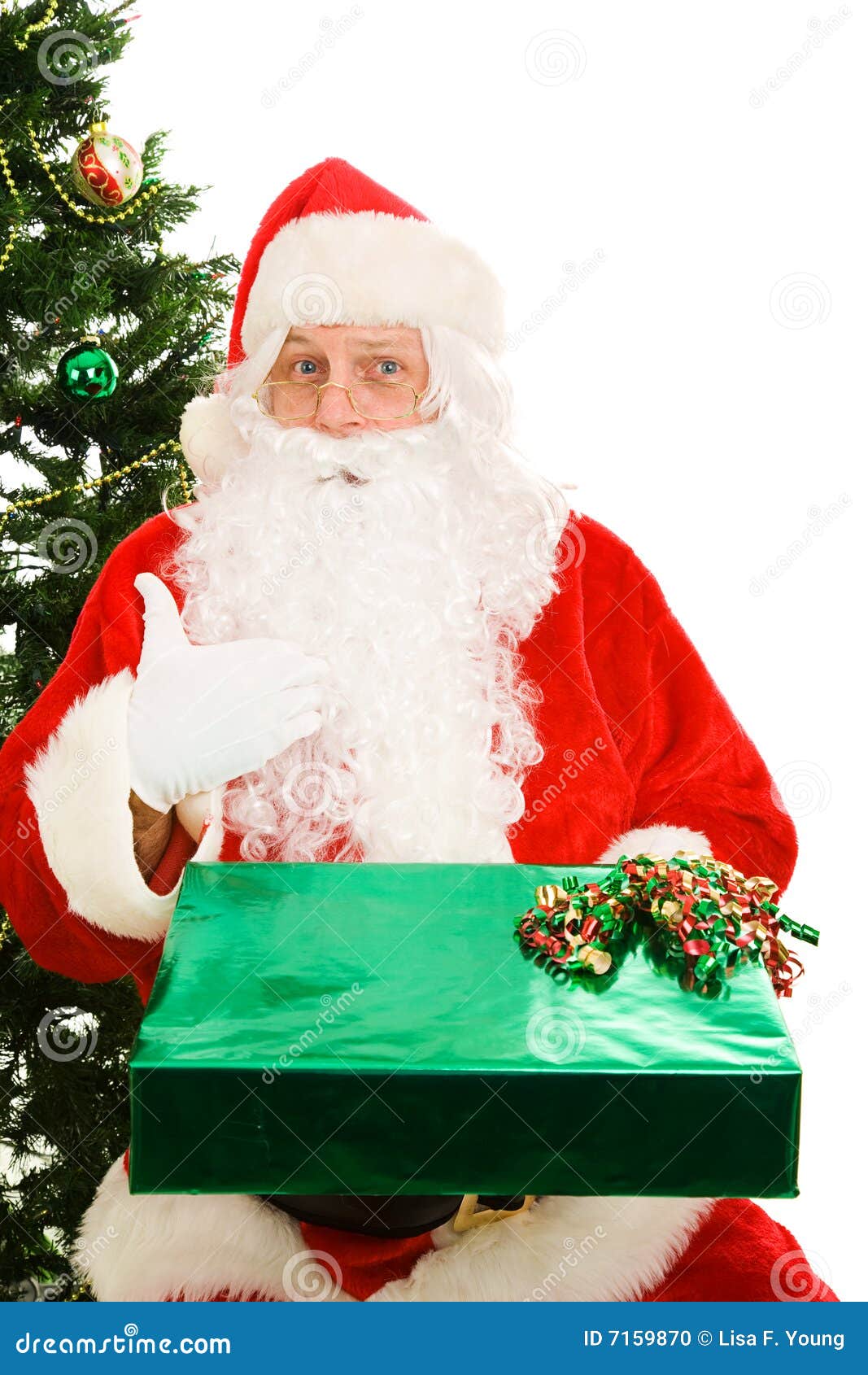 Christmas Gift for Santa stock photo. Image of person - 7159870
